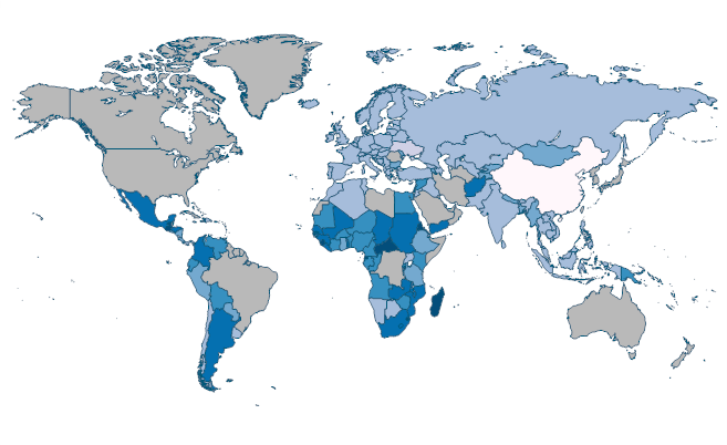 Tasa de incidencia de la pobreza, sobre la base de la línea de pobreza ...