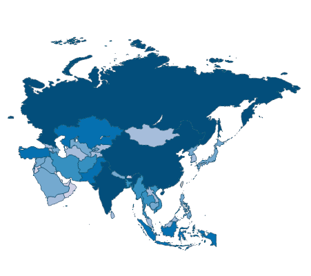 Arable land (hectares) - Asia