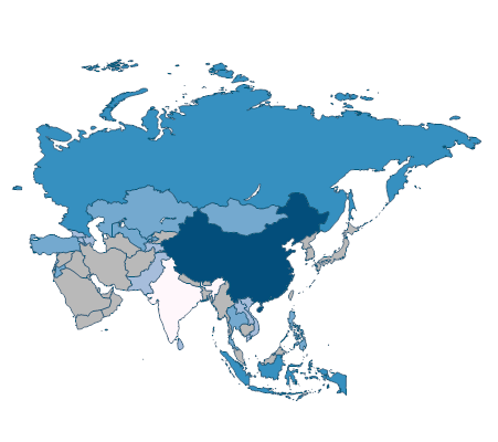 Portfolio investment, bonds (PPG + PNG) (NFL, current US$) - Asia