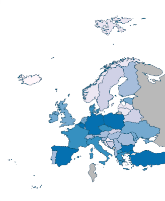 Level of water stress: freshwater withdrawal as a proportion of ...