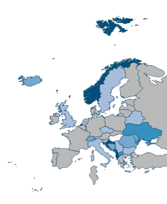 Real interest rate (%) - Europe