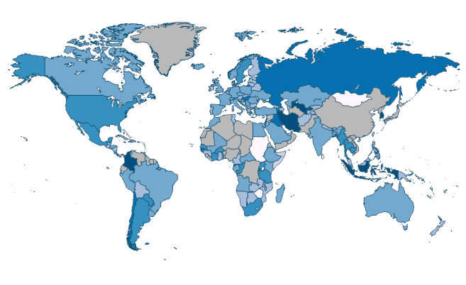 Other expense (current LCU) by Country