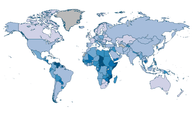 Cost of business start-up procedures (% of GNI per capita) by Country