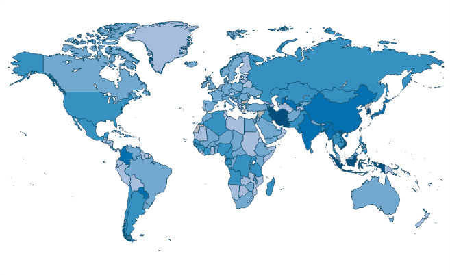 Manufacturing, value added (current LCU) by Country