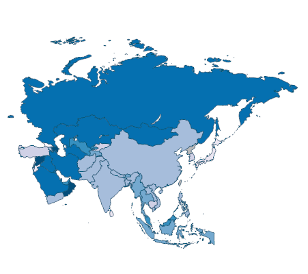 Adjusted savings: natural resources depletion (% of GNI) - Asia