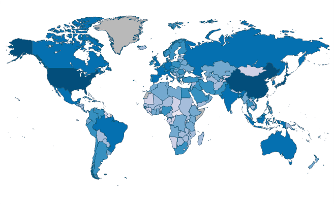 Adjusted net national income (current US$) by Country