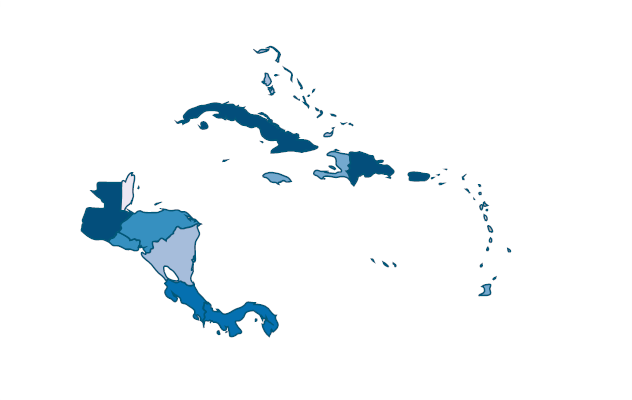 GDP (current US$) - Central America & the Caribbean