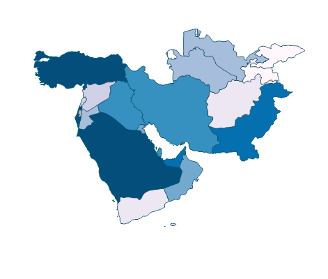 GDP (current US$) - Middle East