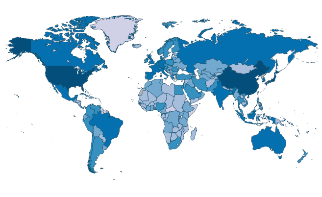 GNI (current US$) by Country