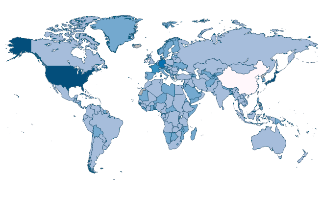 Net income from abroad (current US$) by Country