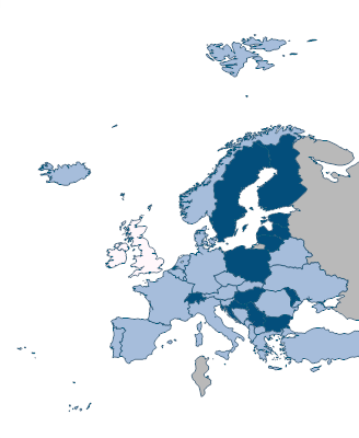 Primary school starting age (years) - Europe