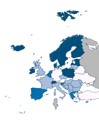 Lower secondary school starting age (years) - Europe