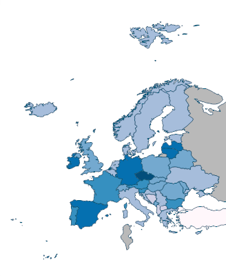 Total alcohol consumption per capita (liters of pure alcohol, projected ...