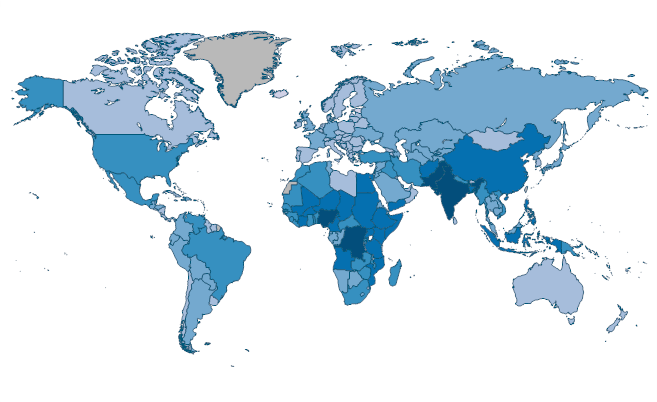 Number of under-five deaths by Country