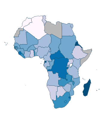 Poverty headcount ratio at national poverty lines (% of population ...