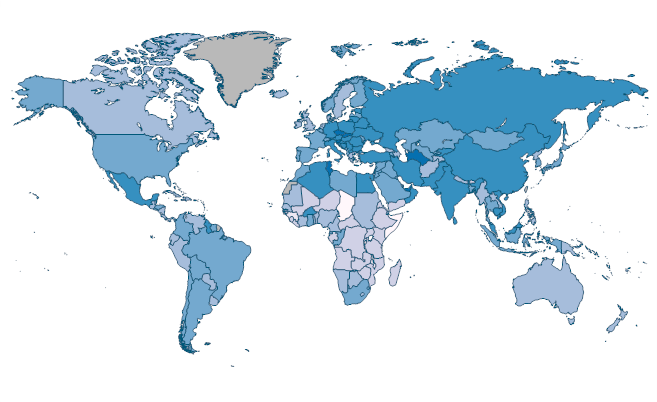Employment in industry (% of total employment) (modeled ILO estimate ...