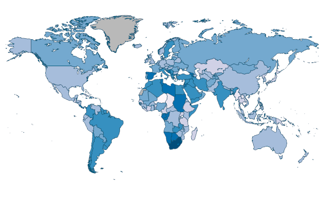 Unemployment, youth total (% of total labor force ages 15-24) (modeled ...