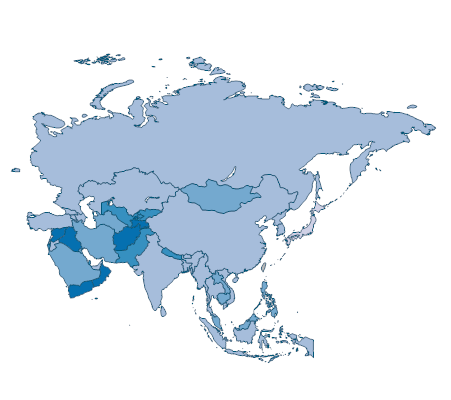 Population growth (annual %) - Asia