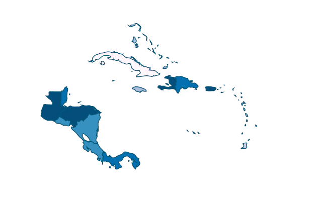 Urban population growth (annual %) - Central America & the Caribbean