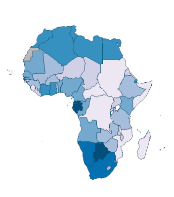 GDP per capita (current US$) - Africa