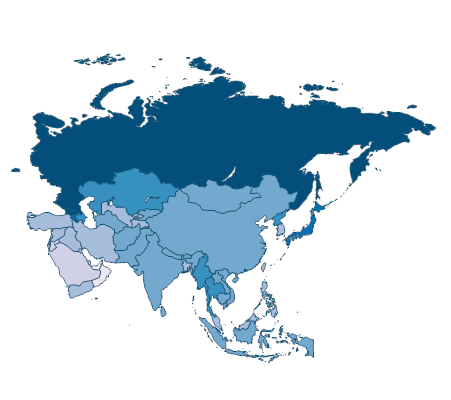 Death rate, crude (per 1,000 people) - Asia