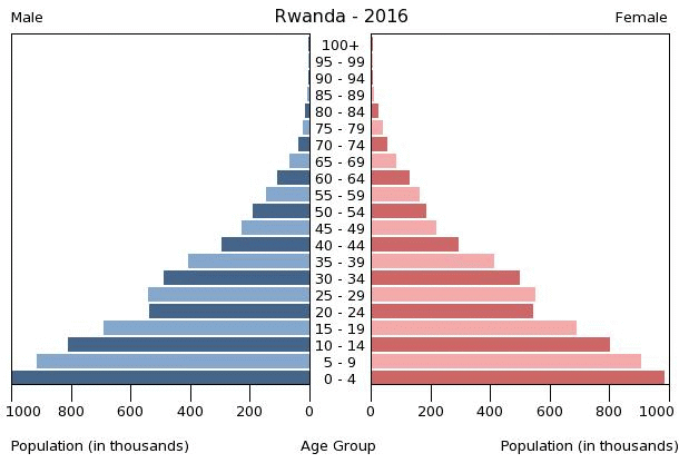 Rwanda Age structure - Demographics