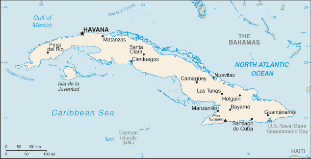 Cuba Location - Geography