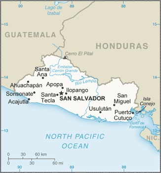 El Salvador Location Geography El Salvador Location Geography